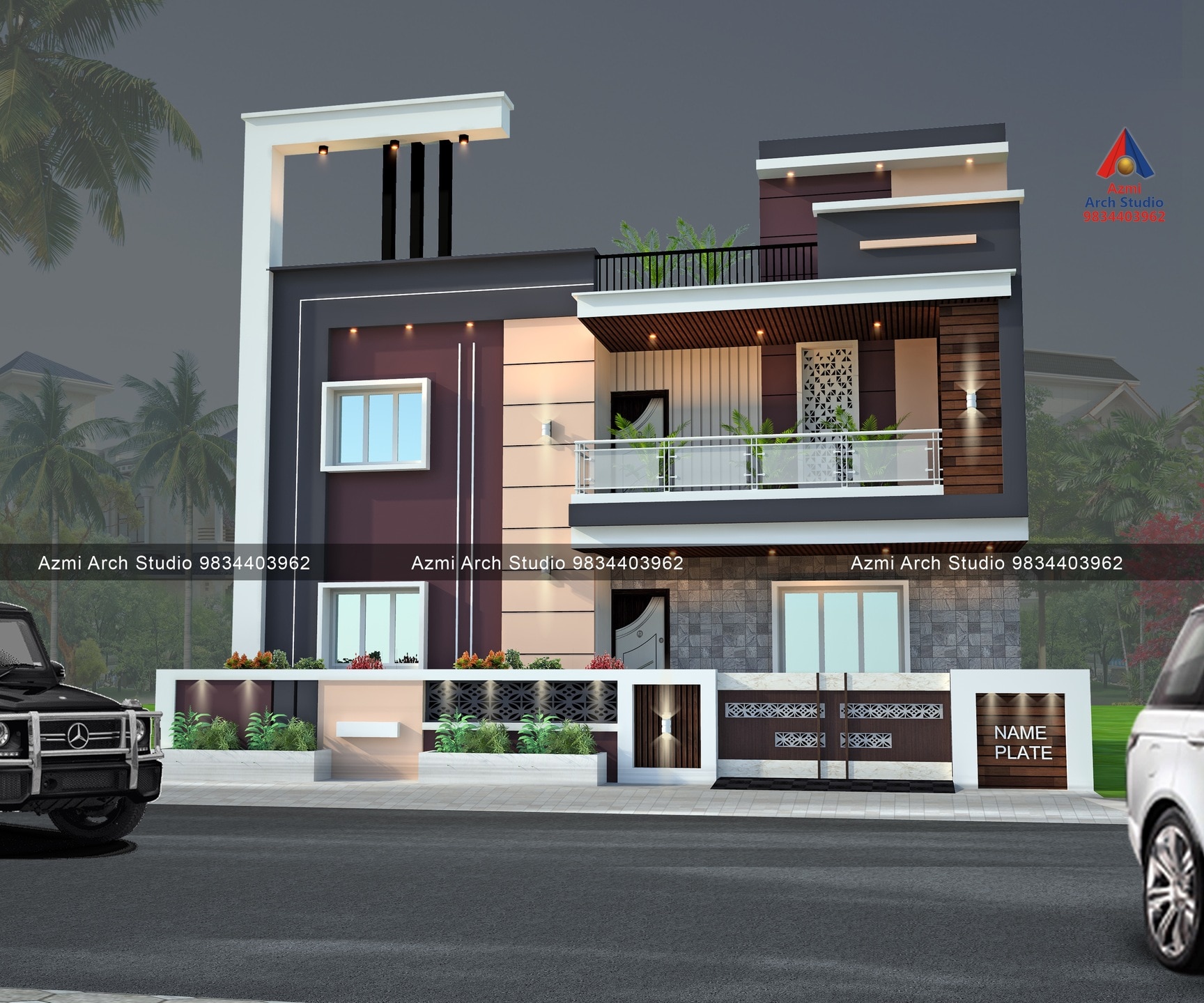 486 Photos of Modern Home Elevation Designer Nagpur in Jafar Nagar ...