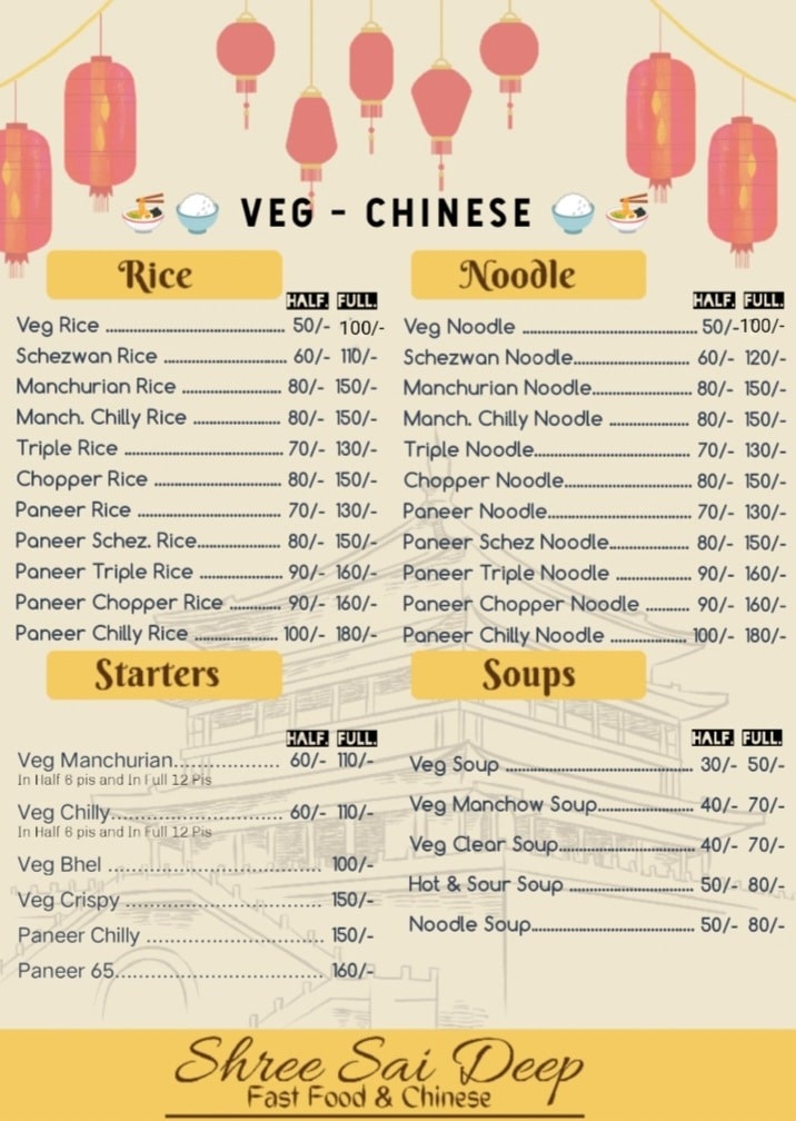 Shree Sai Deep Chinese Restaurant in Nalasopara East,Mumbai - Best ...