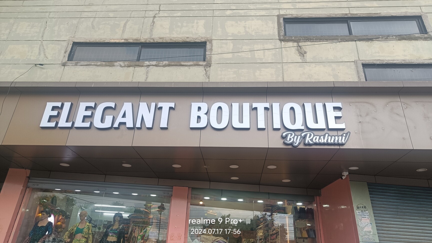 Elegant boutique store