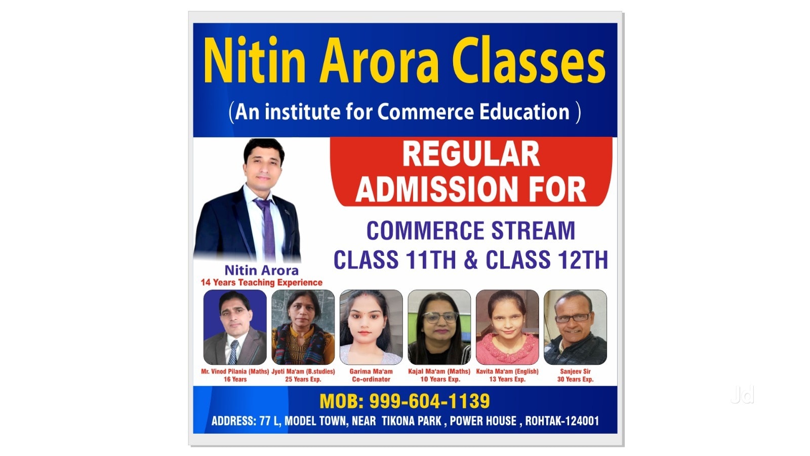Nitin Arora Classes in Model Town,Rohtak - Best Educational ...